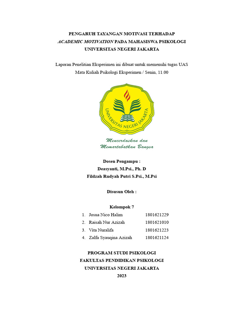 Kelompok 7 - UAS | PDF