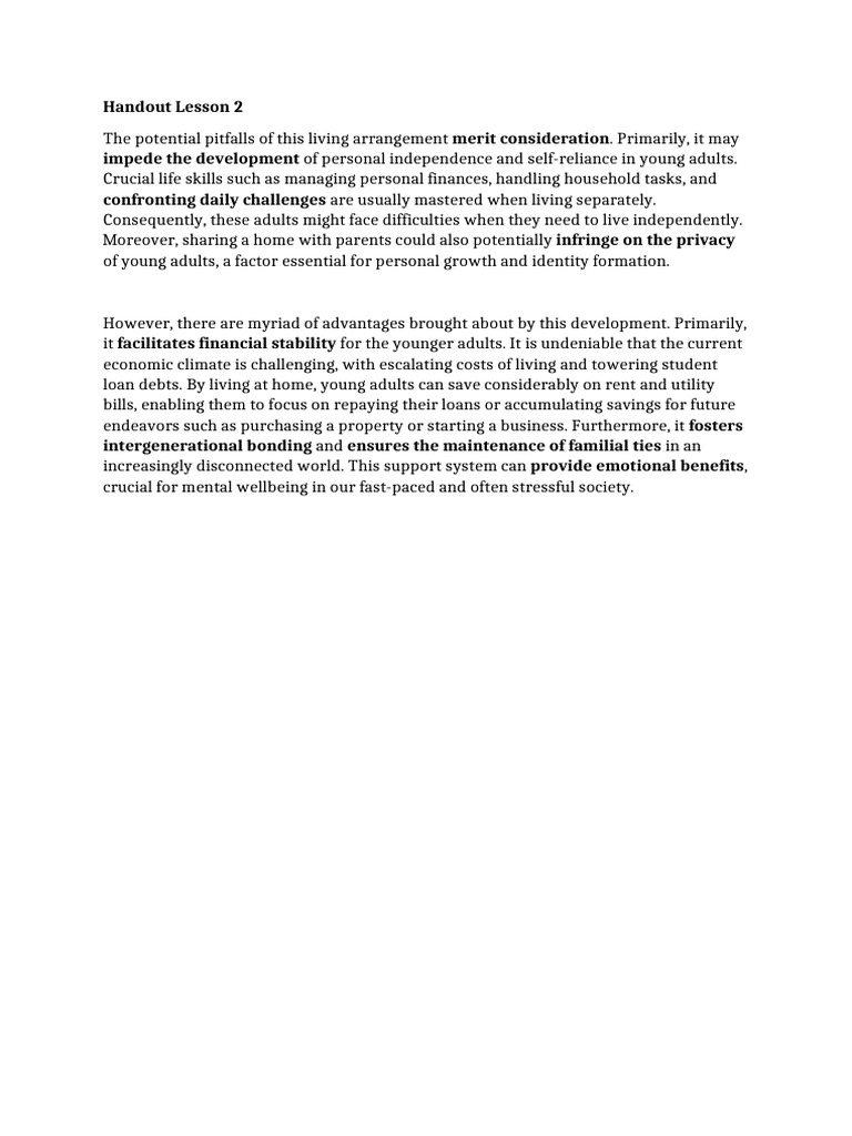 Handout Lesson 2 | PDF