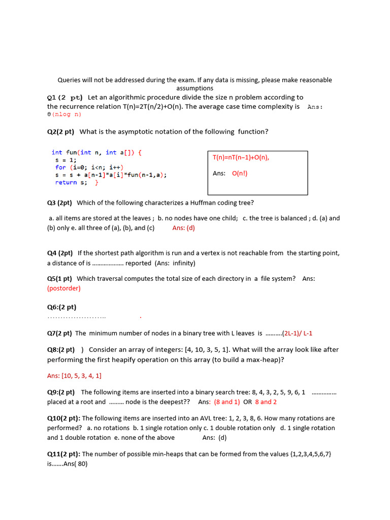 Final Endsem 2025 Ans Final | PDF | Computer Programming | Combinatorics