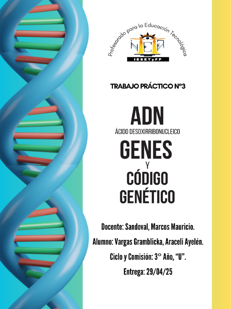TP N°3 Biotec. | PDF | Adn | Codigo genetico