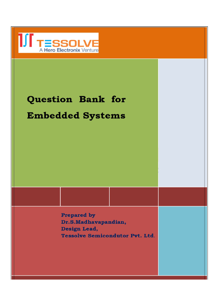 Tessolve Semiconductor Question Bank | PDF
