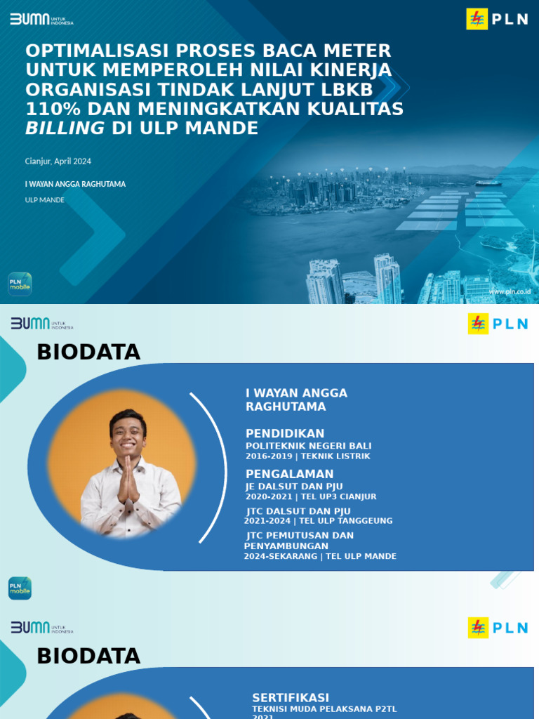 Optimalisasi Proses Baca Meter Untuk Memperoleh Nilai Kinerja ...