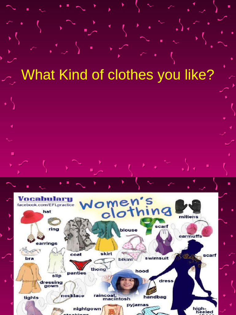 What Kind of Clothes You Like | PDF