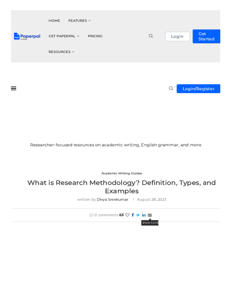 Understanding Research Methodology | PDF | Methodology | Sampling ...