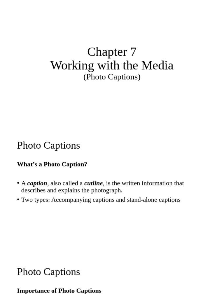 Week8 Photo Captions Features | PDF