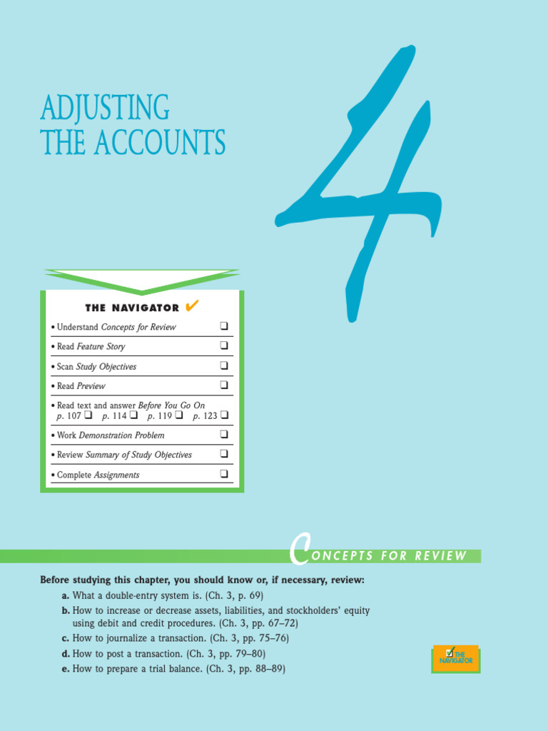 Adjusting Entries and Asset Decrease | PDF | Debits And Credits ...