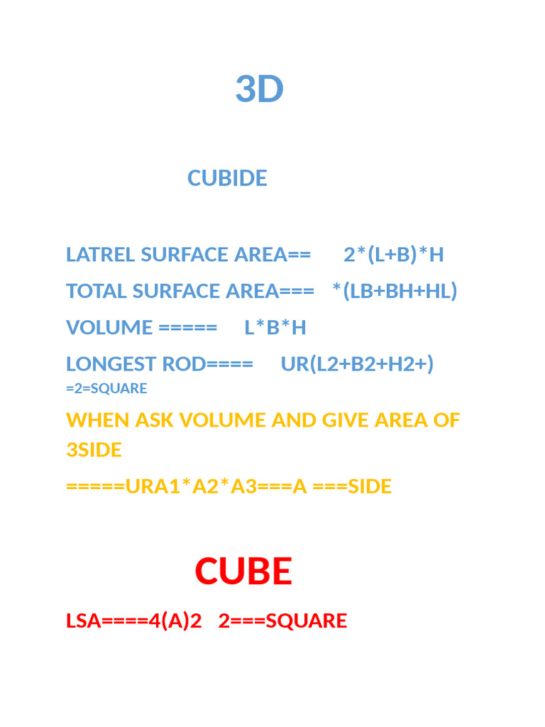 Cubide | PDF