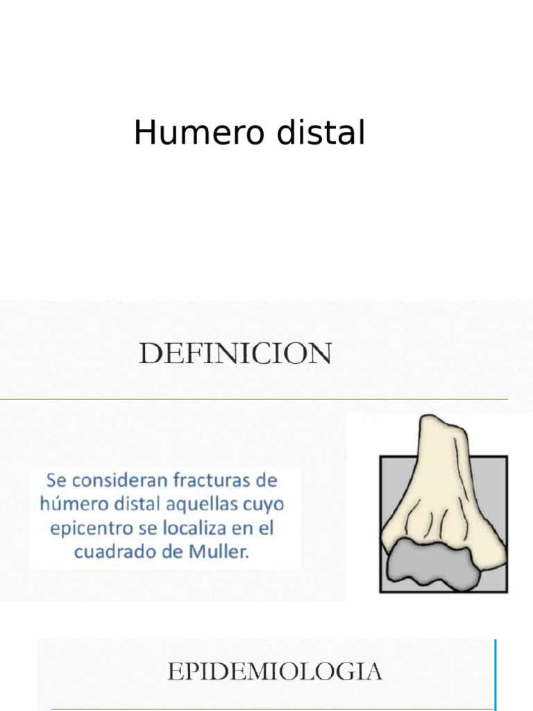 humero distal | PDF