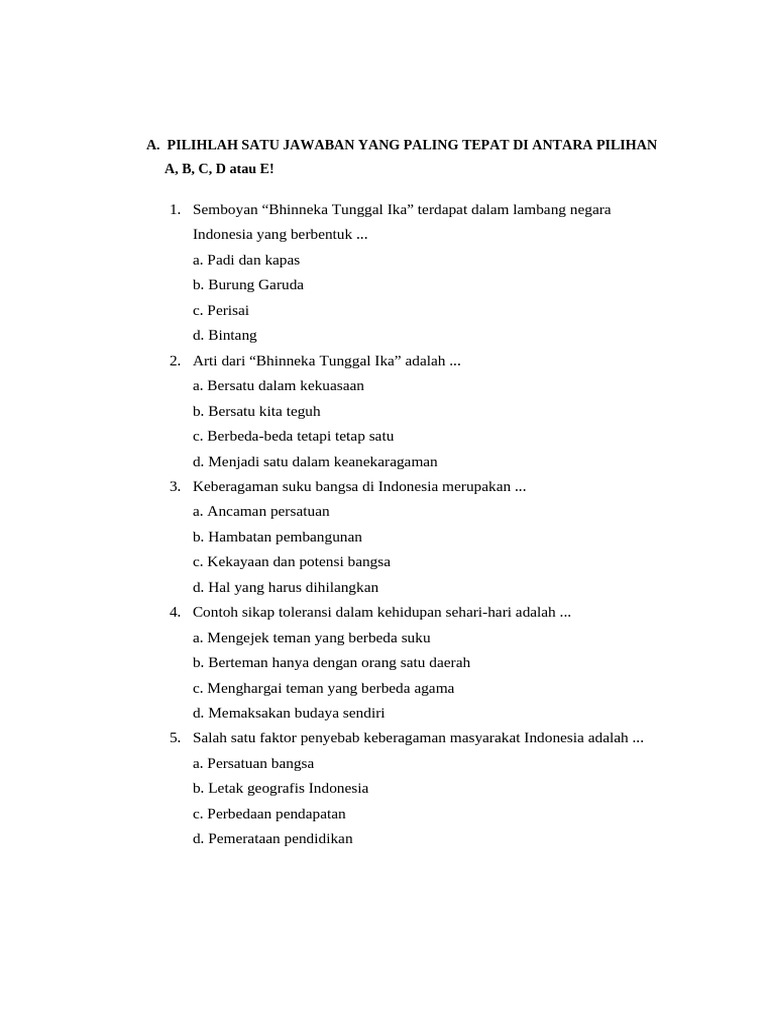 Soal Latihan Asat Kelas 7 A&b | PDF