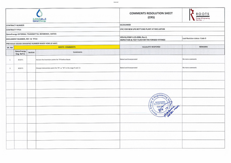 Ven RLLPGBP 5-25-0086 Roots Crs | PDF