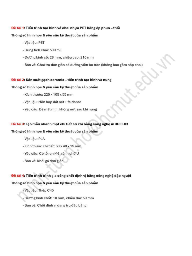 De Tai Mo Rong CQTCT | PDF