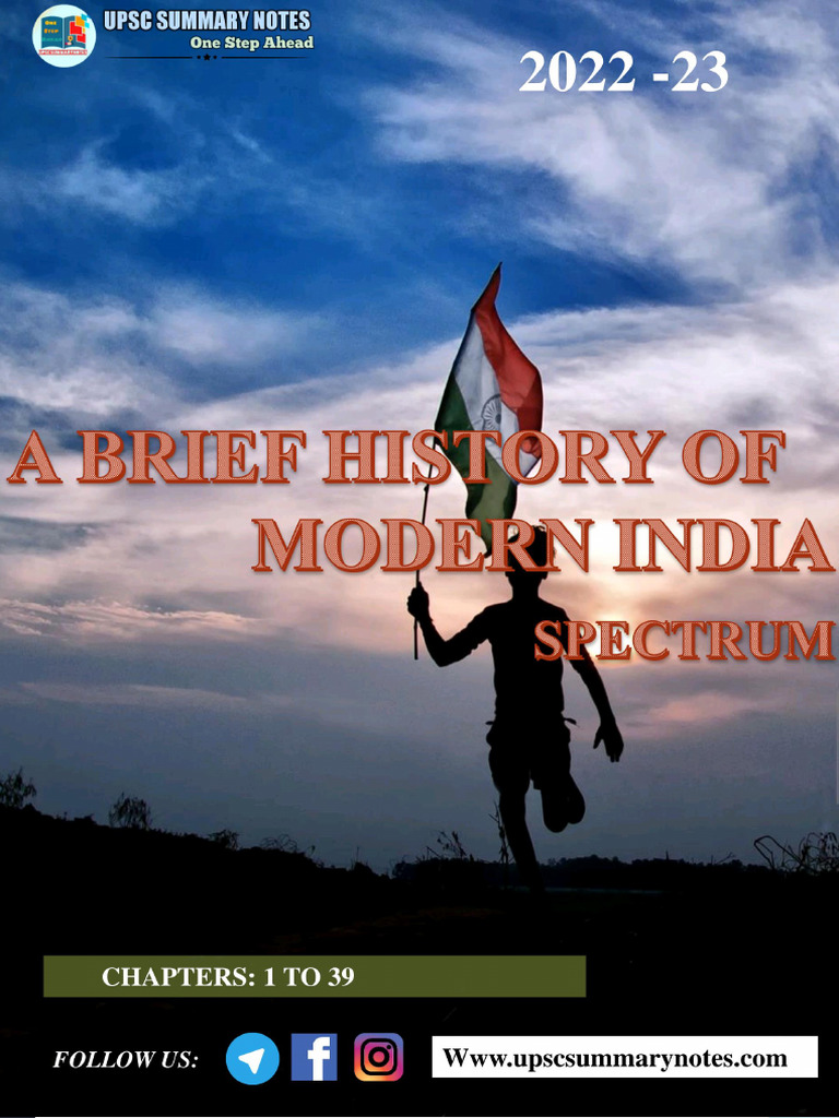 Modern History Spectrum Notes | PDF | British Raj | British India