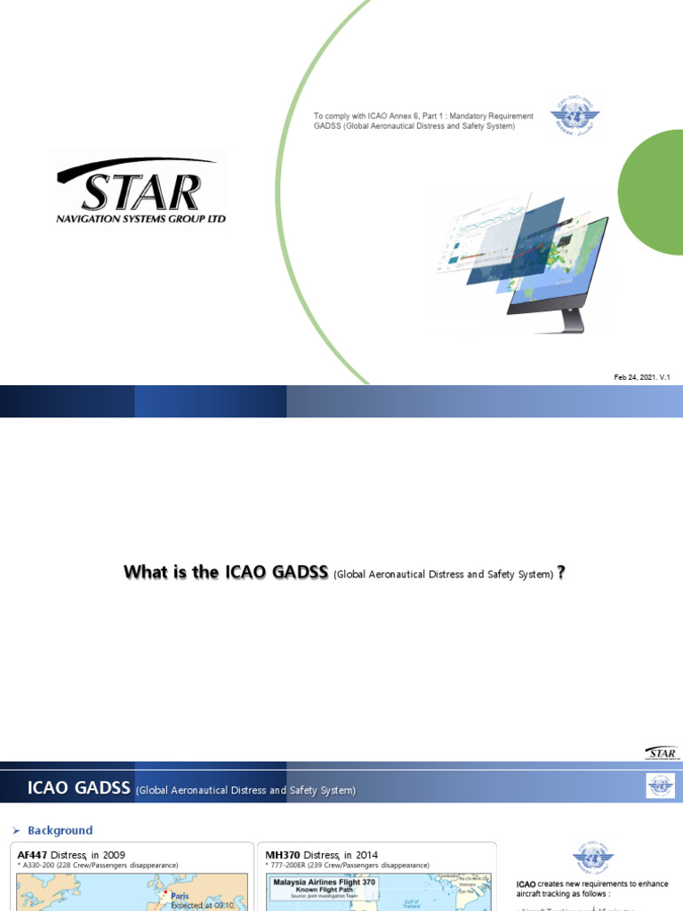 STAR-ADS System introduction-Re ICAO GADSS 2022 | PDF | Flight Recorder ...