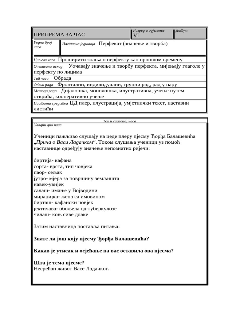 Perfekat | PDF