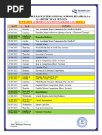 UAF Academic Calendar 2023-2026 | PDF | Educational Stages | Schools