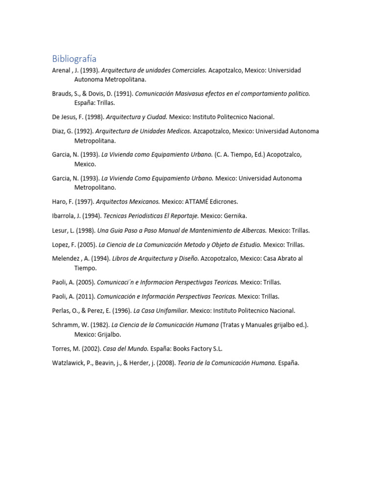 Bibliografía 71851 | PDF