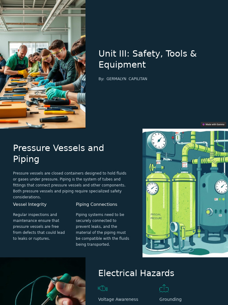 Unit III Safety Tools and Equipment - 071232 | PDF | Safety ...
