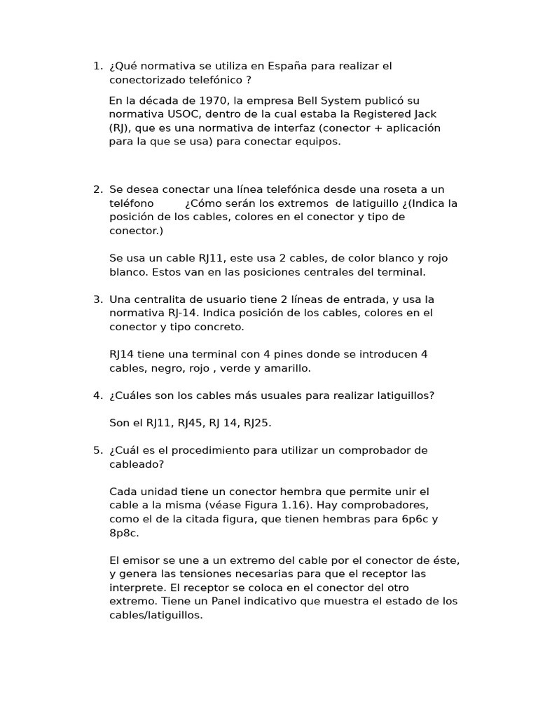 Ejercicios Practica 1 Telefonia | PDF | Telecomunicaciones | Tecnología de información y ...