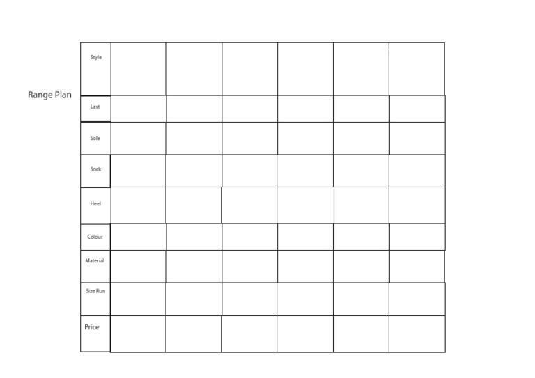Range Plan Template | PDF