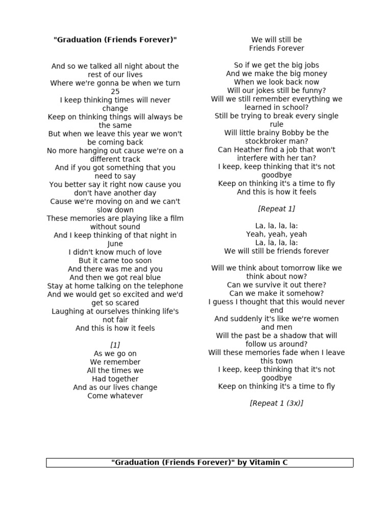 Graduation Listening Activity | PDF