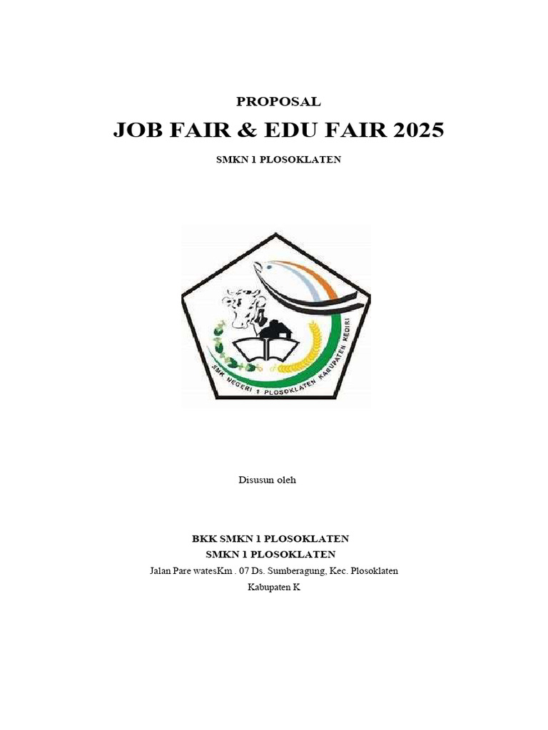 Prpoposal Job Fair 2025 | PDF