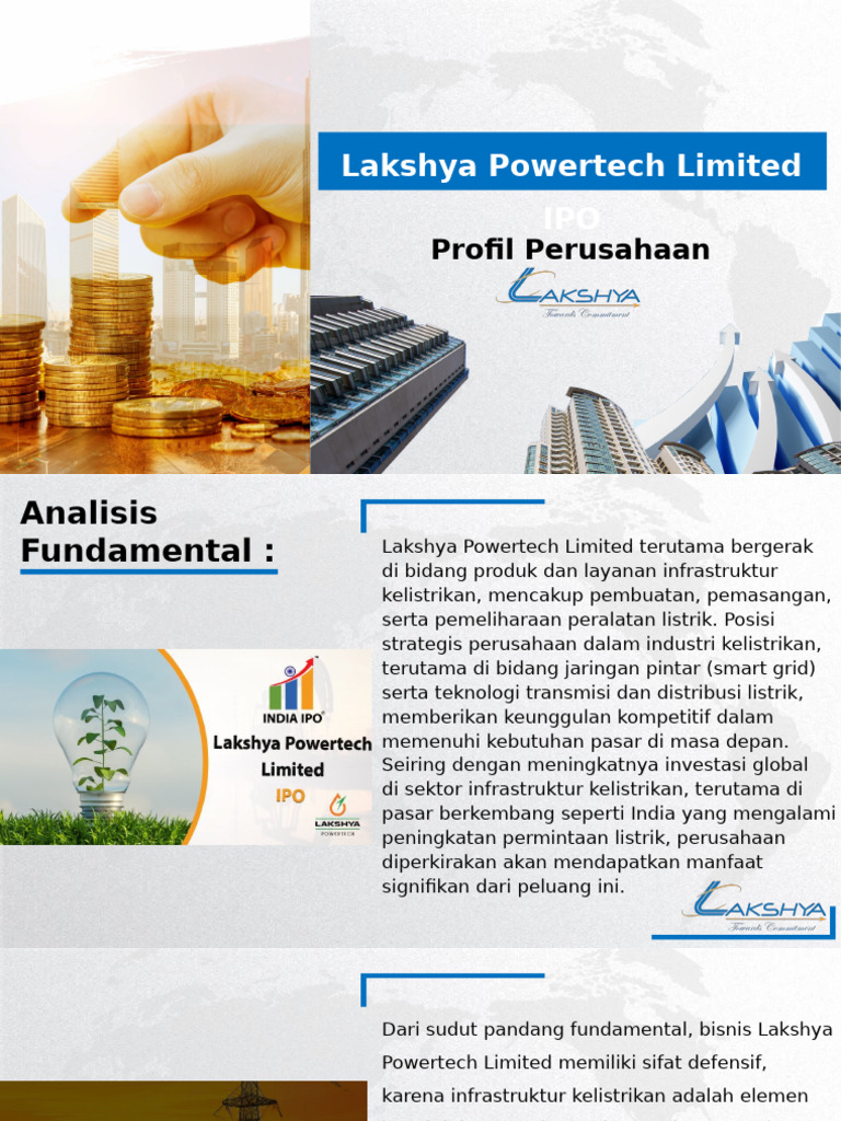 Lakhsya Powertech Limited Laporan Penelitian Internal1 | PDF