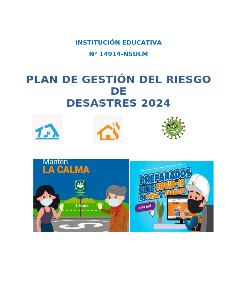 Esquema de Plan de GRD | PDF | Radiación | Temblores