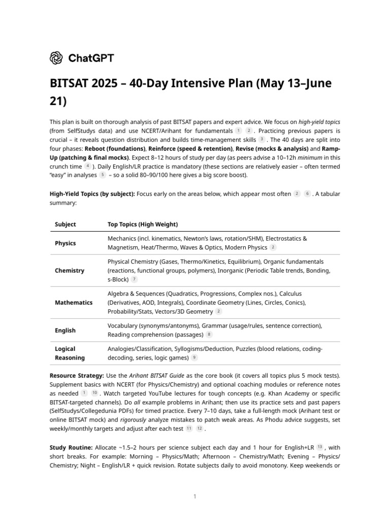 BITSAT Preparation: Phodu Club Mock Test Guide | PDF | Mathematics ...