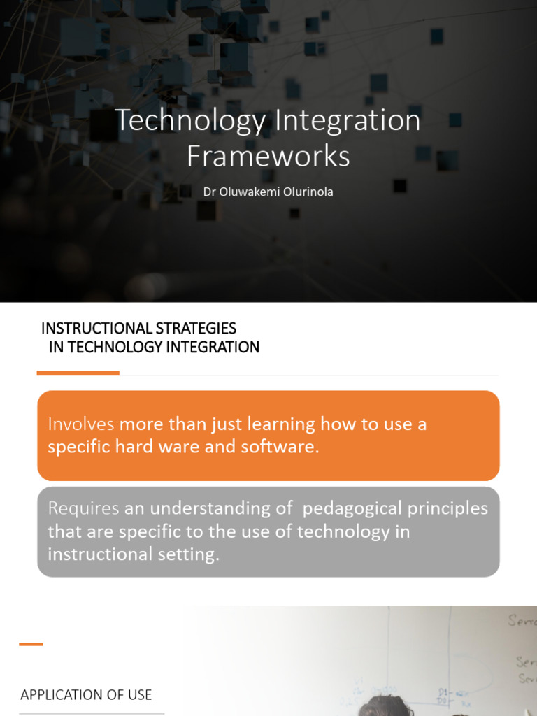 Technology Integration Framework EDU 304 | PDF