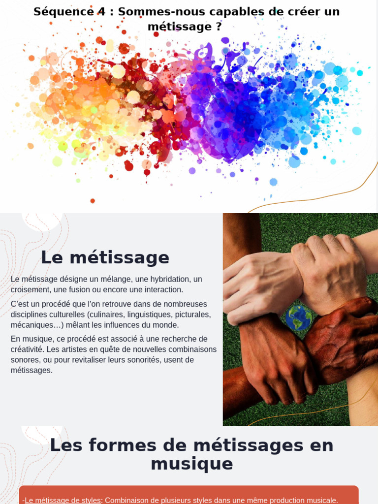 Métissage musical en 5ème | PDF | Symphonie | Musique classique