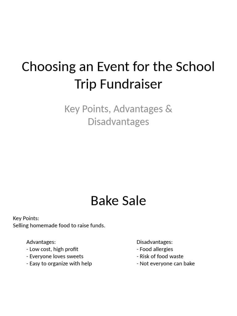 Fundraiser Presentation | PDF