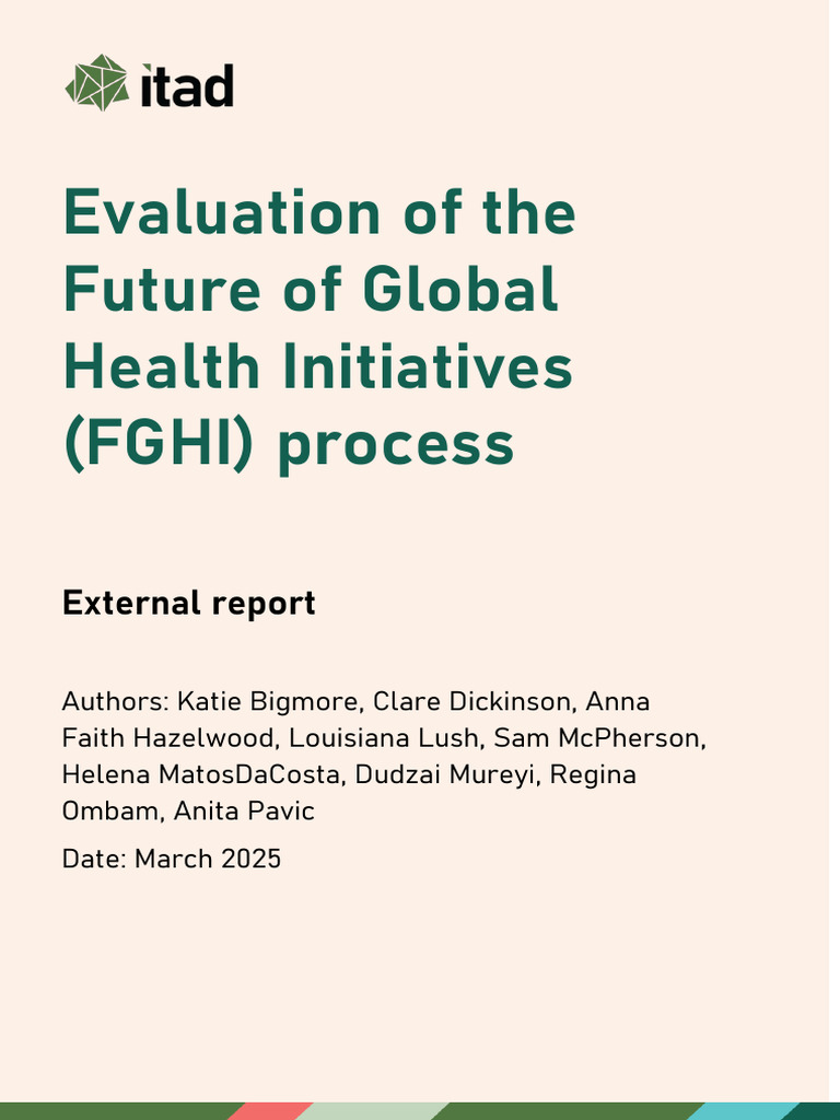 FGHI Evaluation Report 2025 | PDF | Evaluation | Governance