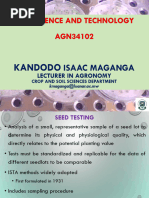 3 Equipments of Seed Testing Laboratory | PDF