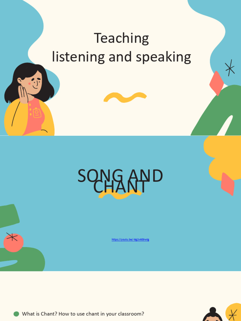 Teaching Listening and Speaking | PDF | Vocabulary | Cognition