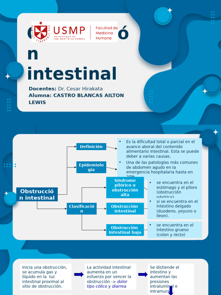 Obstrucción-Intestinal EXPO | PDF | Tracto gastrointestinal ...