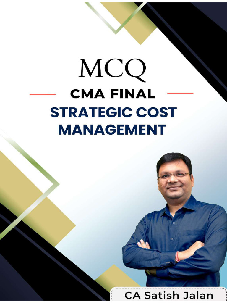 CMA Final SCM MCQ Updated For June 25 | PDF | Mathematical Optimization | Linear Programming