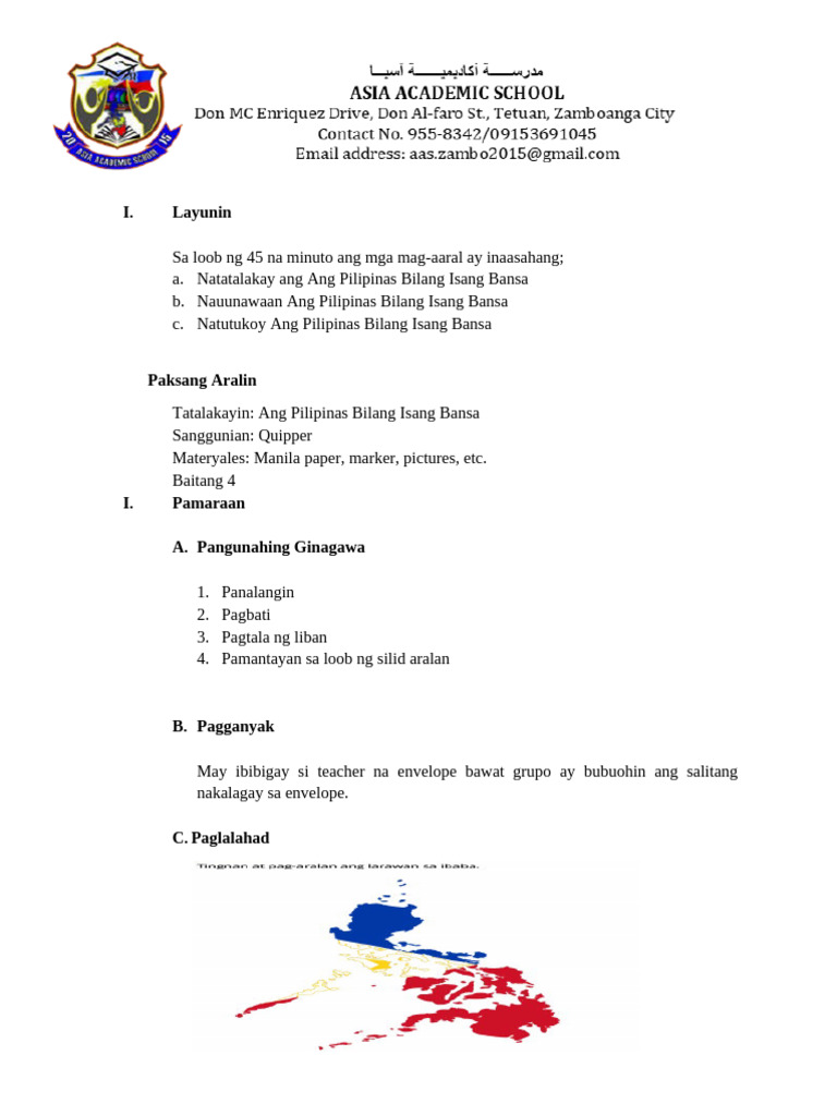 LESSON PLAN ARPAN 4 WEEK 4 | PDF