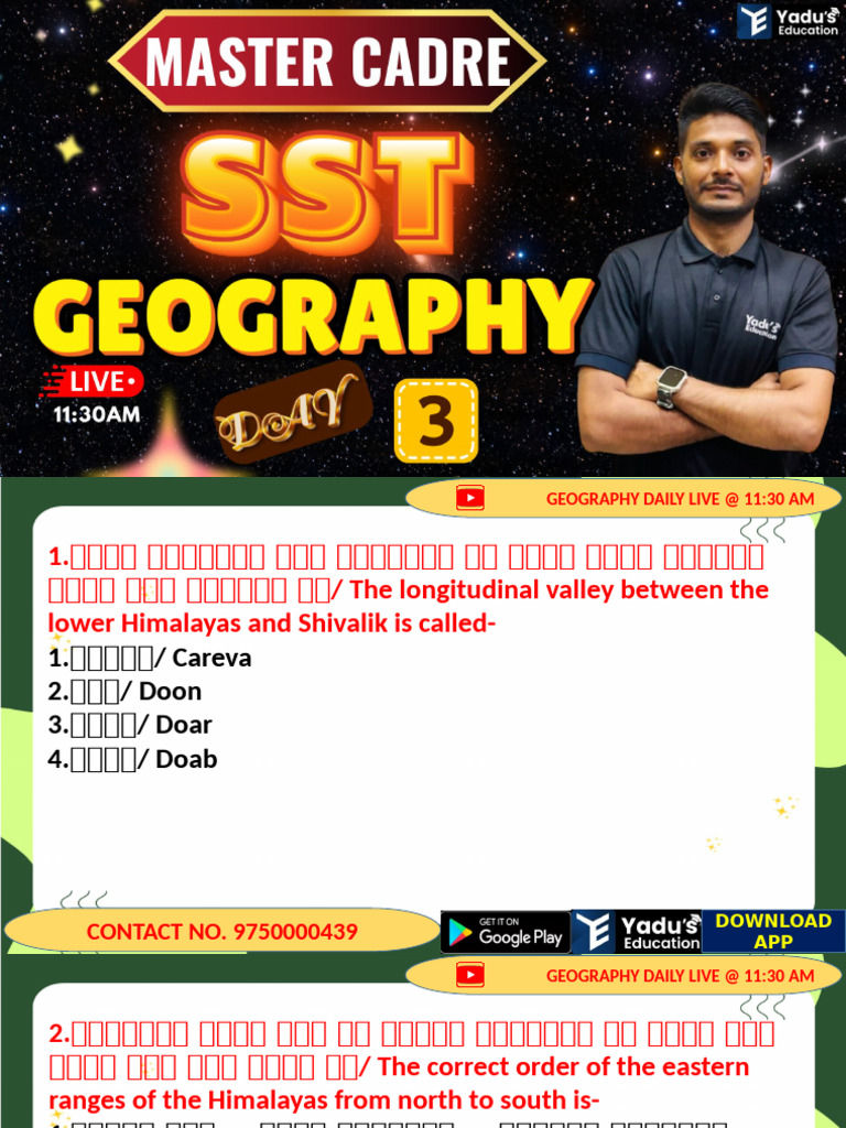 17-01-2025 Indian Geography | PDF