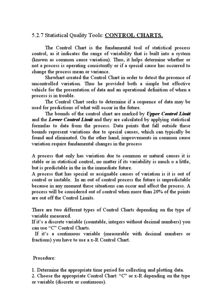 Control Chart Theory | PDF | Statistical Analysis | Teaching Mathematics