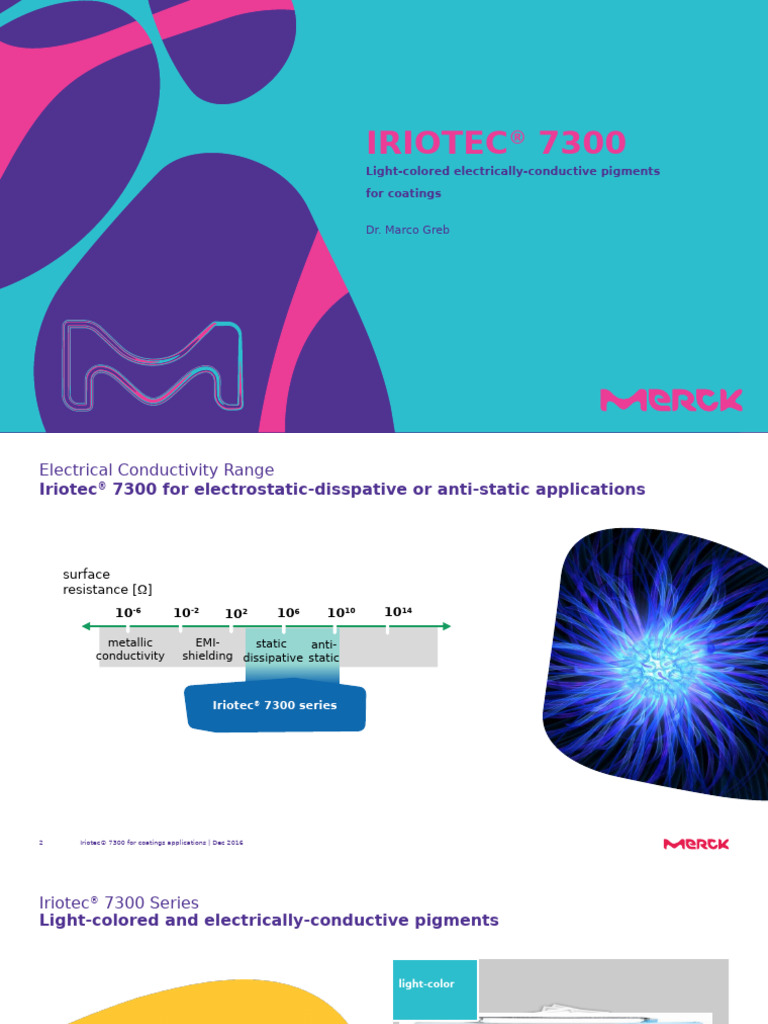 Iriotec® 7300: Conductive Coating Solutions | PDF | Coating | Epoxy