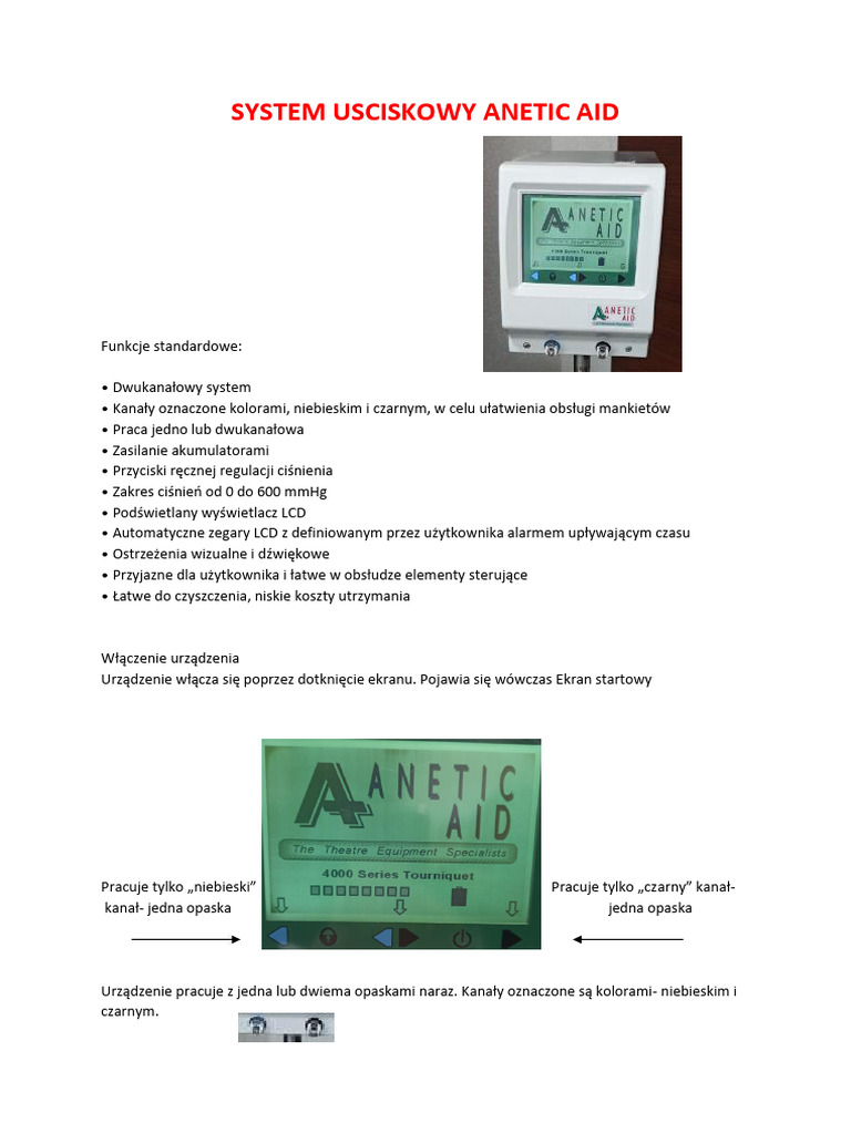 SYSTEM USCISKOWY ANETIC AID Instrukcja PL | PDF