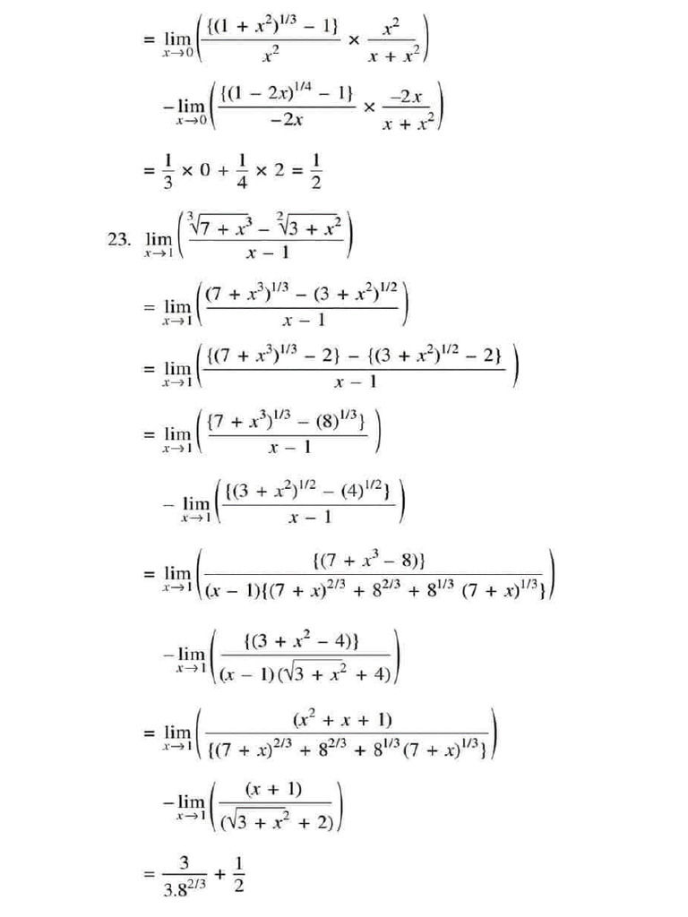 Limit Part 3 | PDF