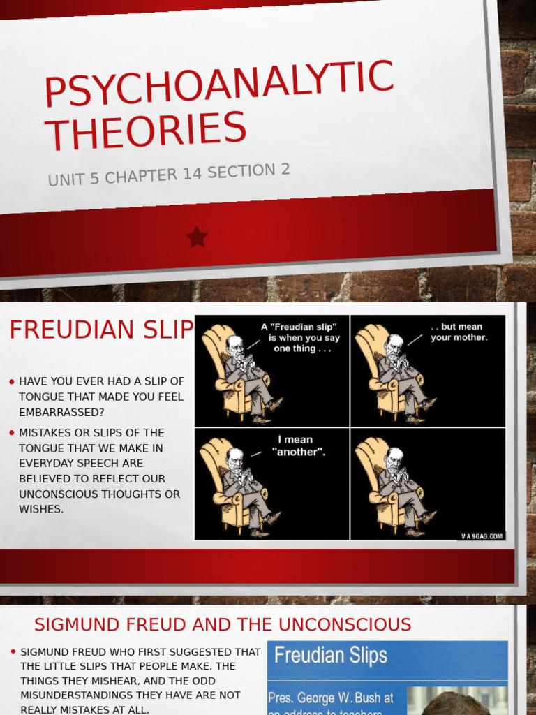Freudian Slips and Psychoanalytic Theory | PDF | Unconscious Mind ...