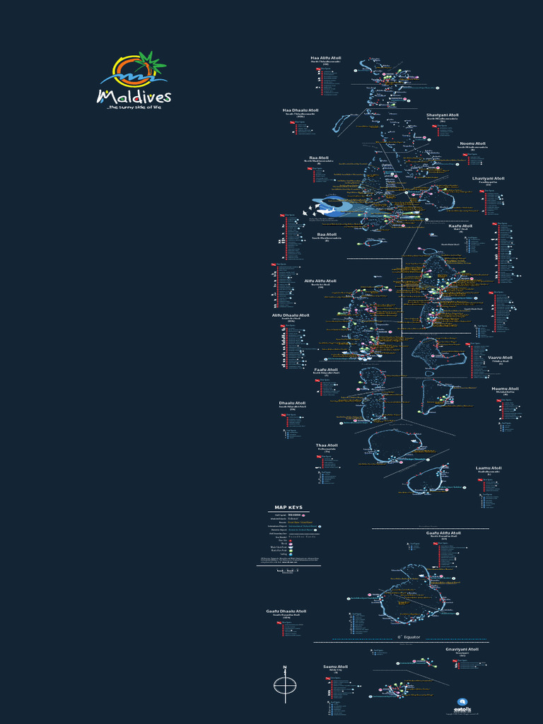 Maldives Dive Map | PDF