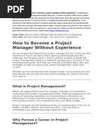 APM Full Membership Guide | PDF | Project Management | Experience