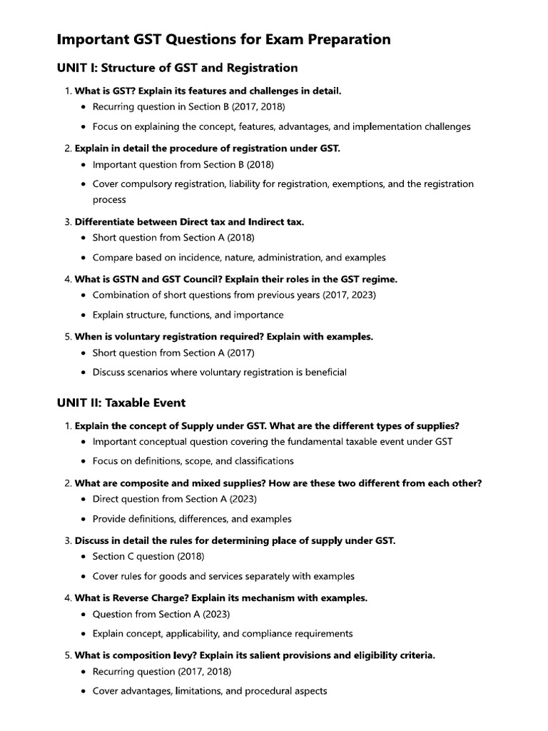 Important Questions | PDF