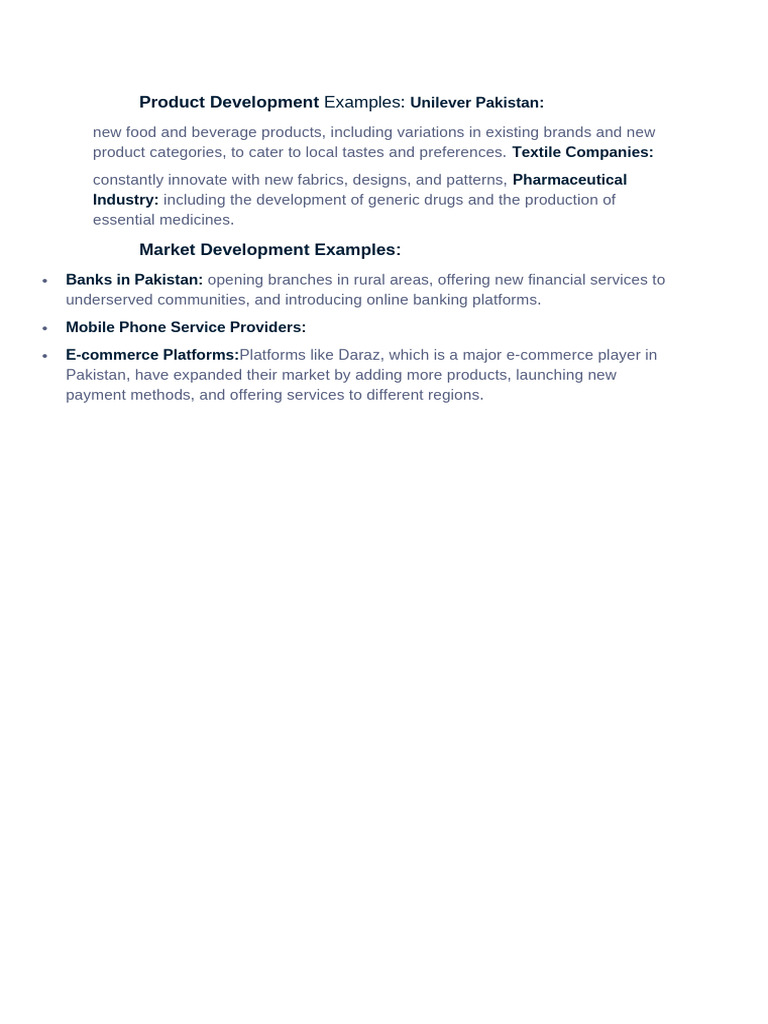 Product Development: Examples | PDF