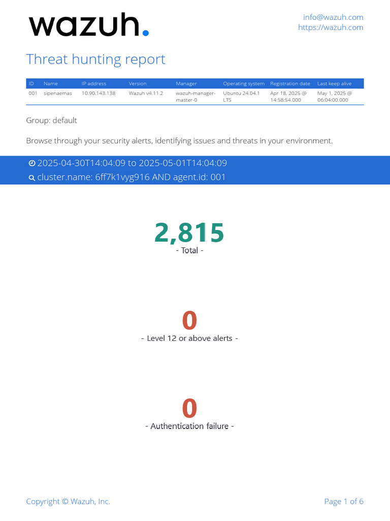 wazuh-module-agents-001-general-1746079449 | PDF | Web Server | Internet & Web