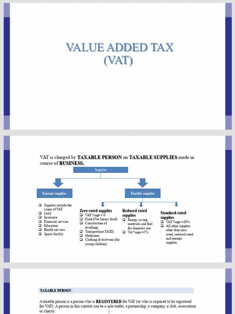 Value Added Tax FA24 | PDF | Value Added Tax | Taxes