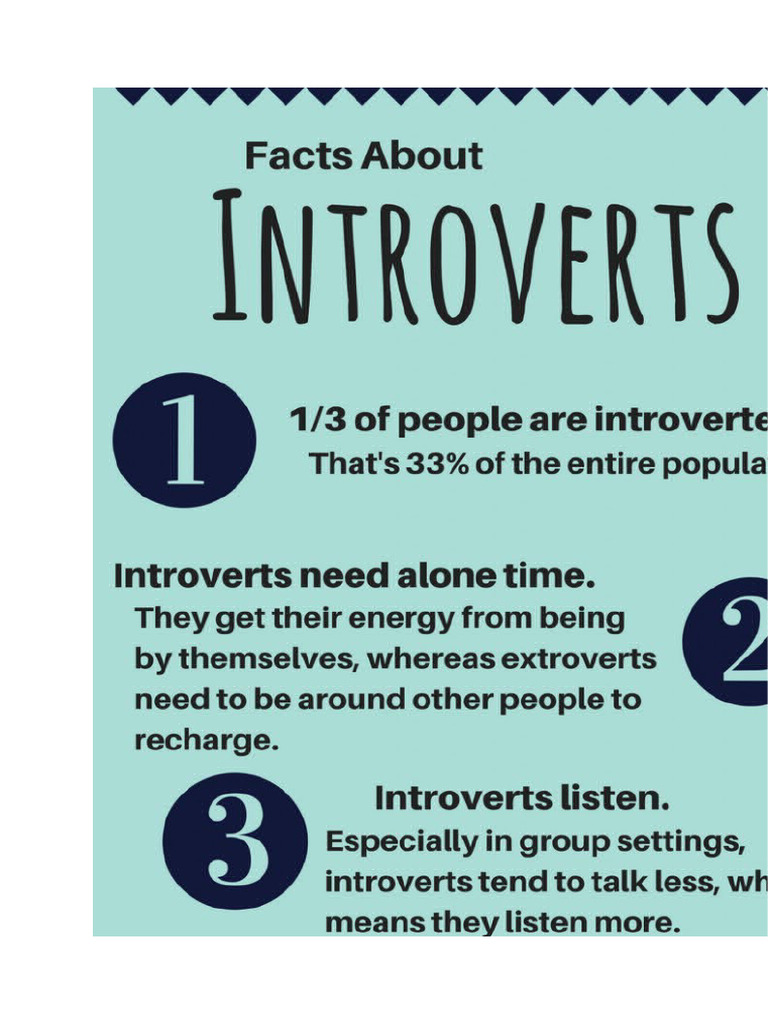 Fun Facts About Introverts | PDF | Extraversion And Introversion | Shyness